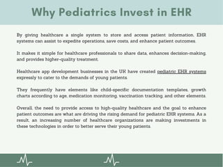 Pediatric EHR Systems: An Essential Guide For Every Pediatrician | PDF