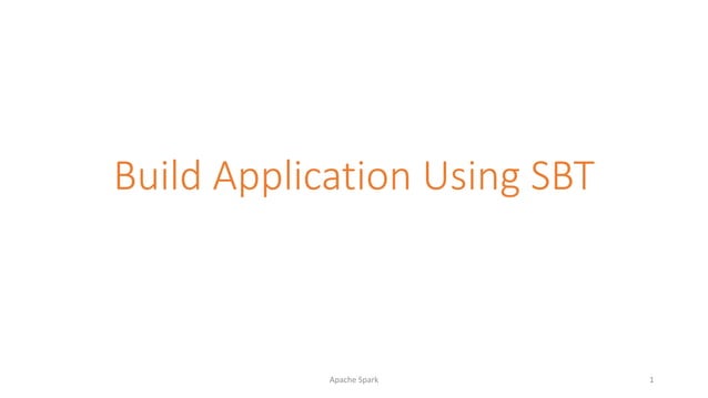Build application using sbt | PDF