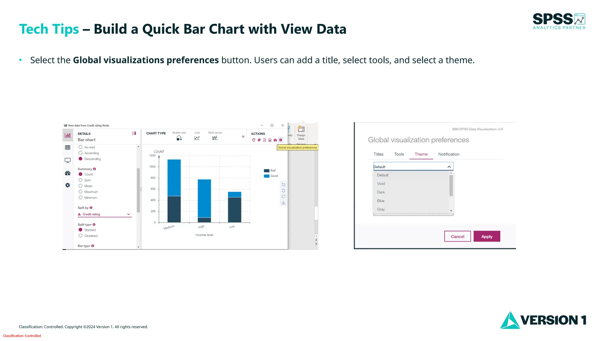 Build a Quick Bar Chart with Data View in IBM SPSS Modeler.pptx | Free ...