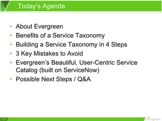 IT Service Catalog: Build a Service Taxonomy in 4 Easy Steps | PPTX
