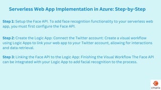 How to Build a Serverless Web App in Azure? | PPT