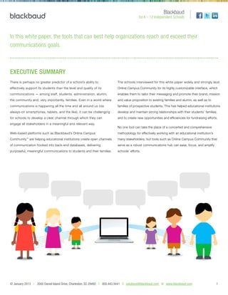 Build Stronger Connections with Your School Community Using Online ...