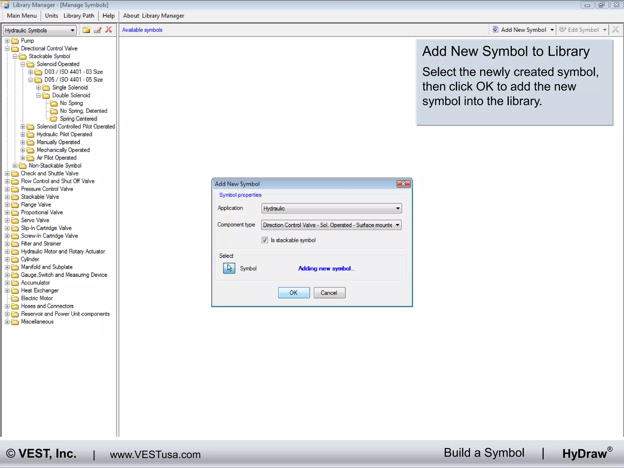 Build a Symbol : HyDraw V415 circuit design software from VEST, Inc. | PDF