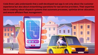 Build a Taxi App with Code Brew Labs | PPT