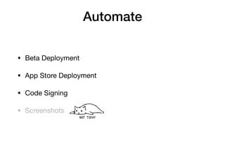 Build automation with Fastlane | PDF
