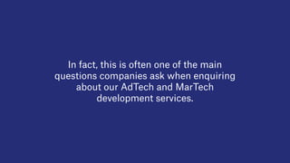 Should You Build, Rent or Buy an AdTech or MarTech Platform? | PPT