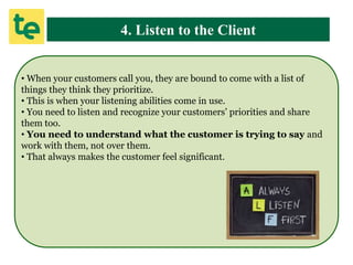 25 Simple Tips to Maintain Good Customer Relationships | PPTX