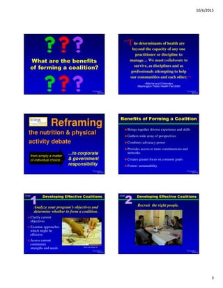 BUILD effective coalition building | PDF