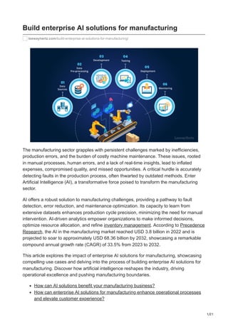 Build enterprise AI solutions for manufacturing.pdf
