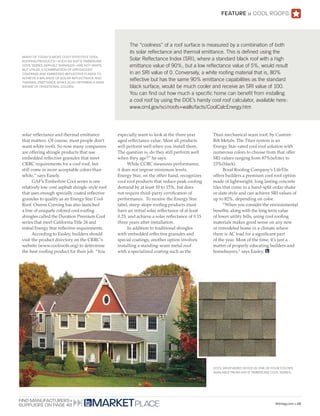 Builder News Cool Roofs | PDF