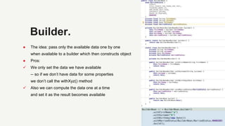 Builder Pattern Vs Constructor Ppt