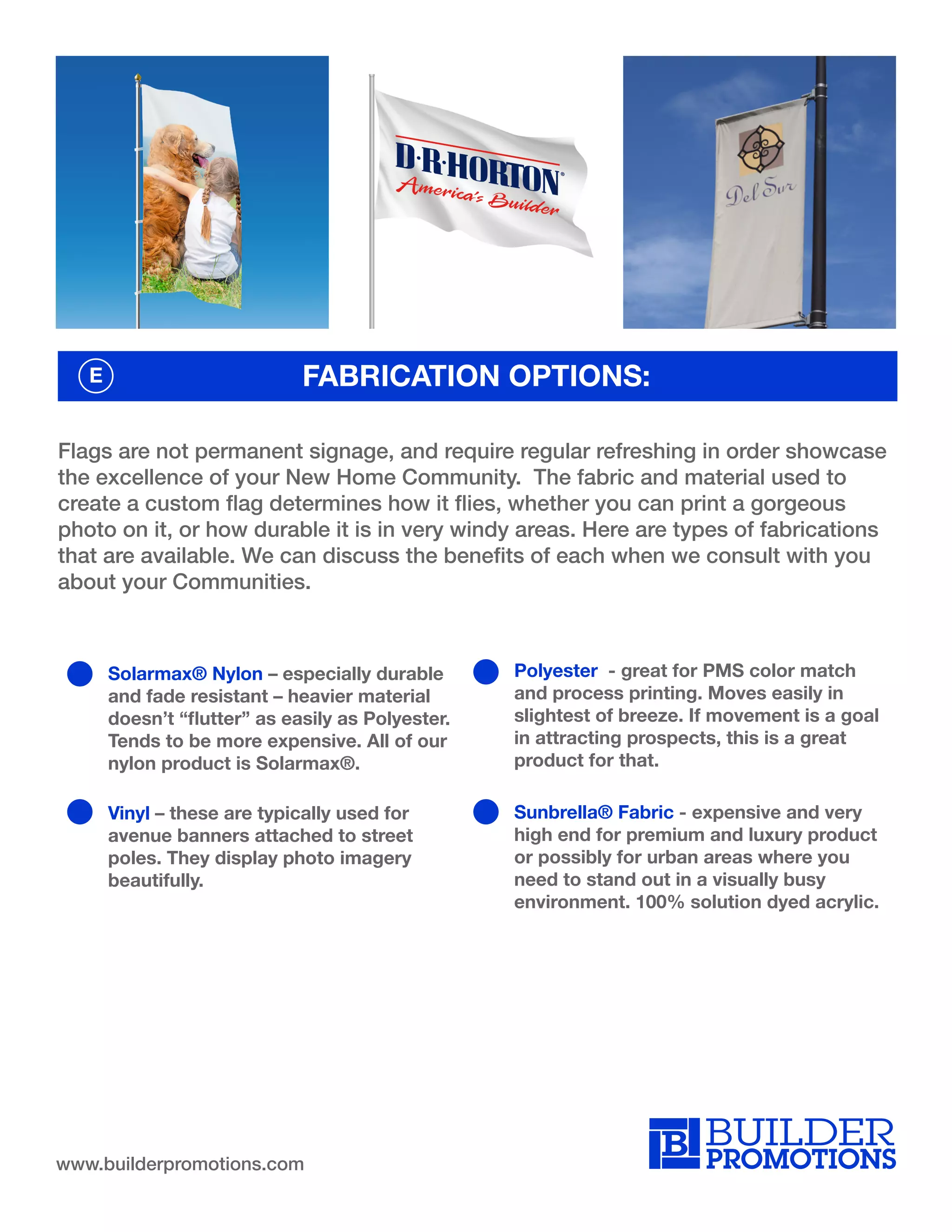 New Home Builder Buyer's Guide - Flags, Banners, Hardware | PDF | Home ...