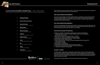 Builders Choice by OrePac Stile & Rail Doors Catalog | PDF