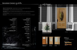 Builders Choice by OrePac Stile & Rail Doors Catalog | PDF