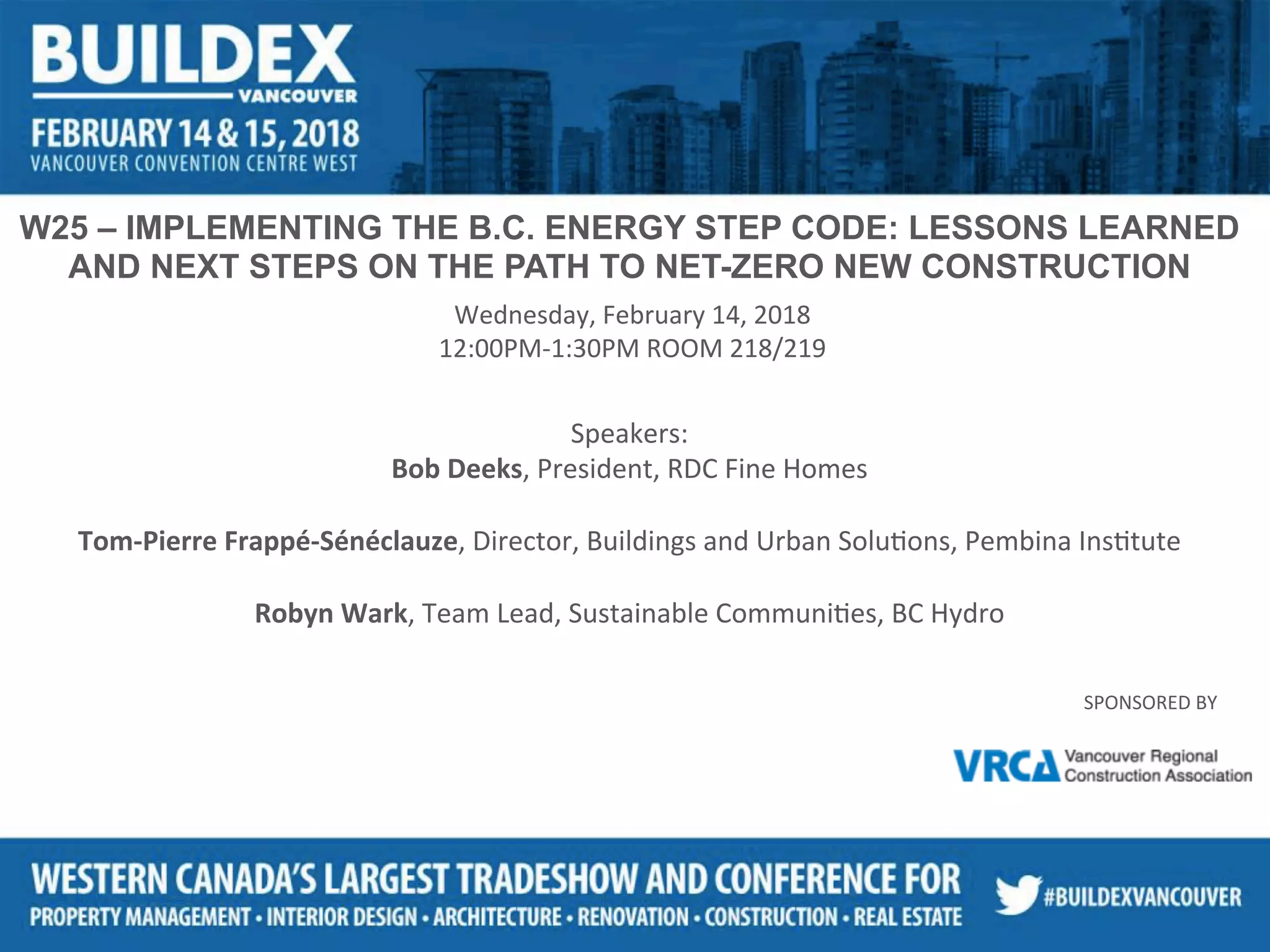 Implementing the B.C. Energy Step Code | PDF