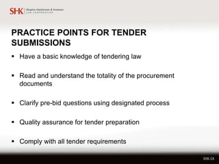 Tendering & Procurement Overview | PPTX