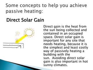 Passive Heating | PPTX