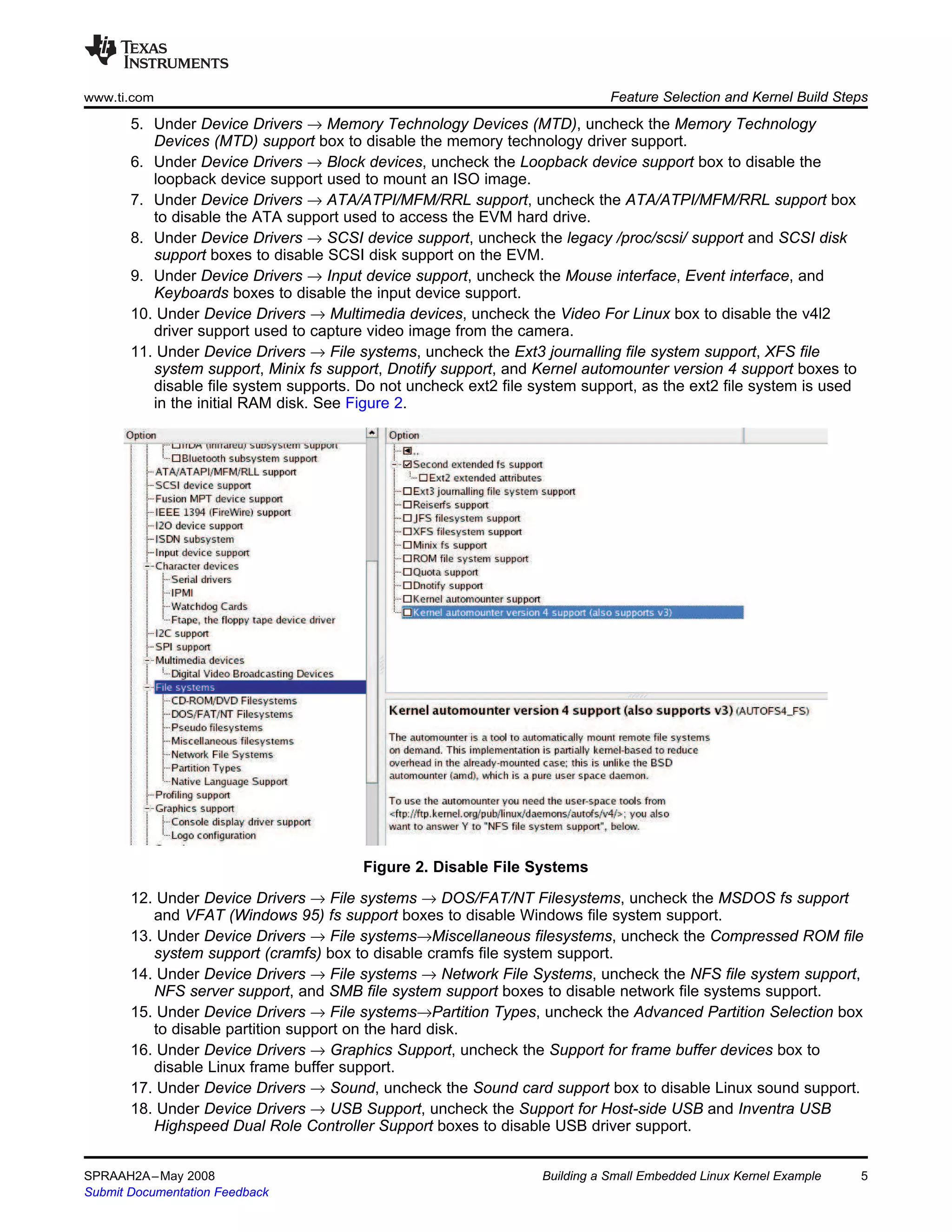 Buildin a small linux kernel | PDF