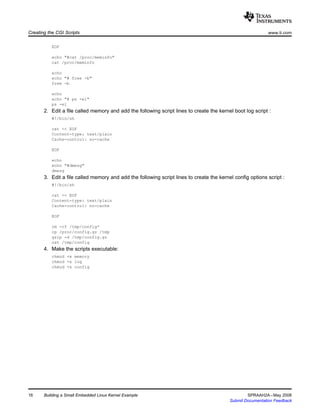 Buildin a small linux kernel | PDF
