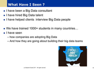 Building a Big Data Team | PPT