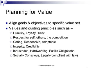 Building A Business For Growth & Value | PDF