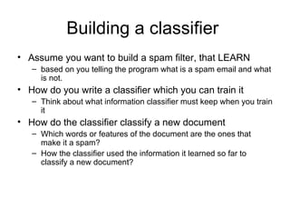 Building A Classifier | PPT