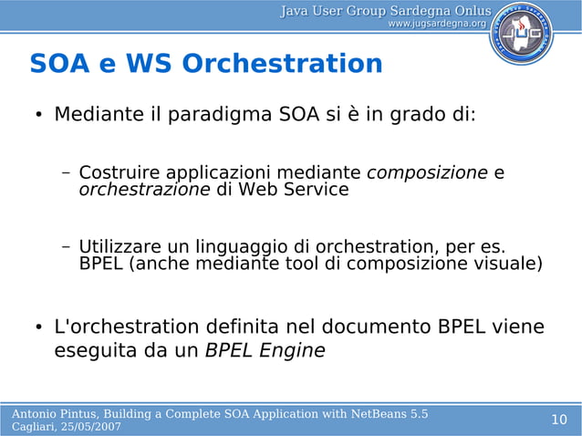 Building a complete SOA application with NetBeans 5.5 | PPT