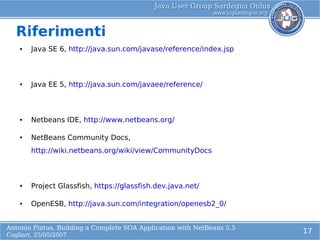 Building a complete SOA application with NetBeans 5.5 | PPT