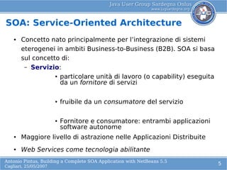 Building a complete SOA application with NetBeans 5.5 | PPT