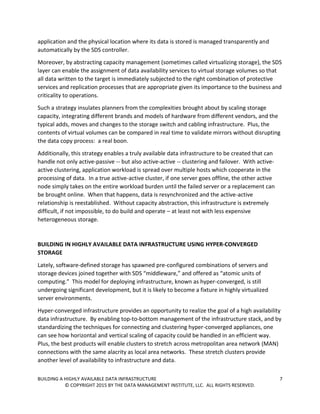 Building a Highly Available Data Infrastructure | PDF