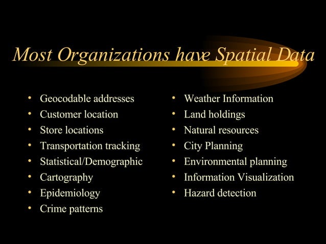 Building A Spatial Database In Postgresql Ppt