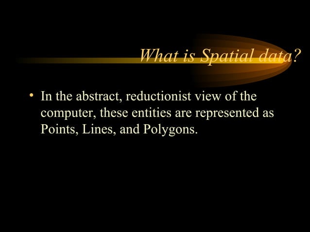 Building A Spatial Database In Postgresql Ppt