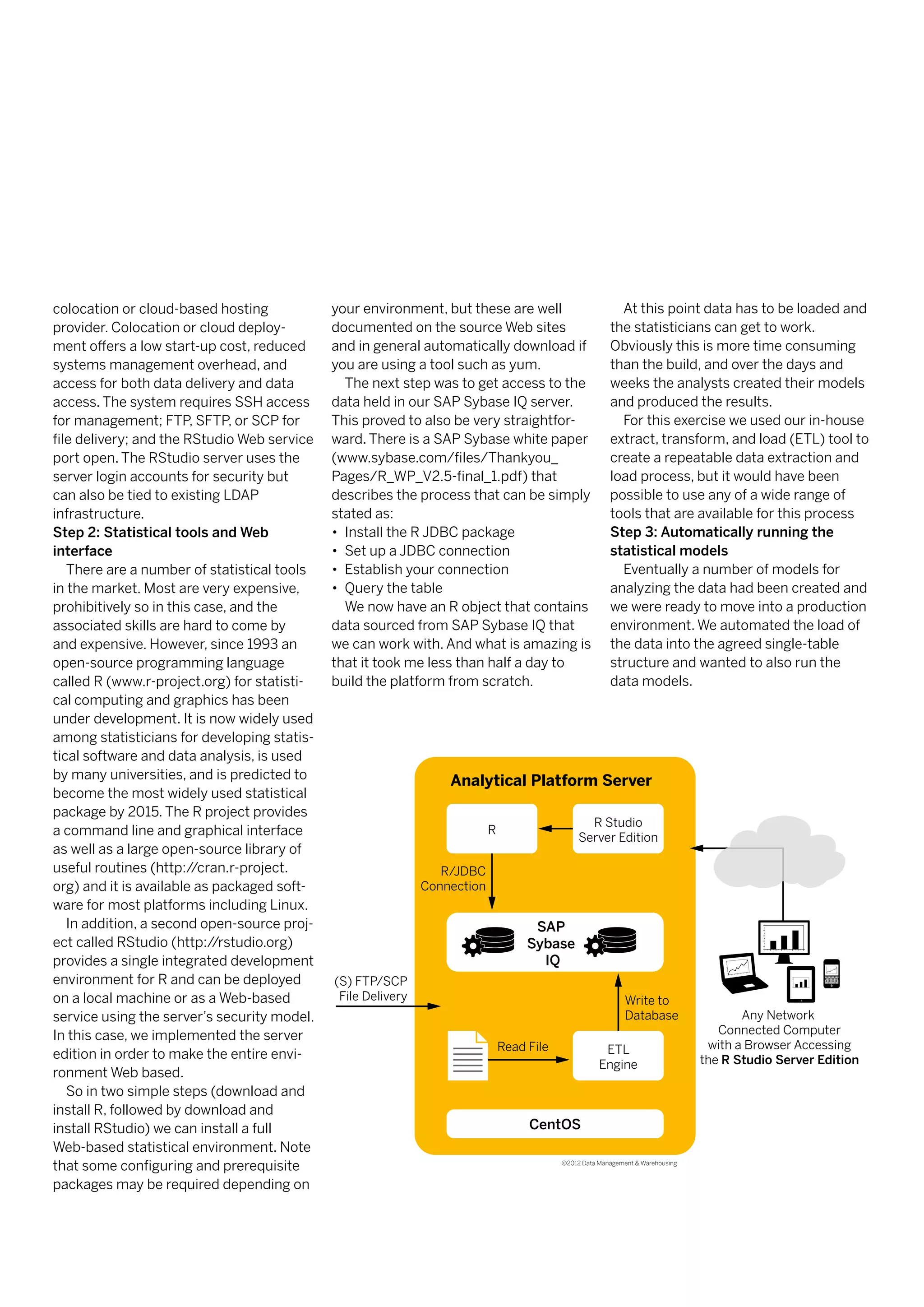 Sybase IQ ile Analitik Platform | PDF