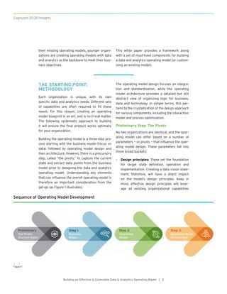 Building an Effective & Extensible Data & Analytics Operating Model | PDF