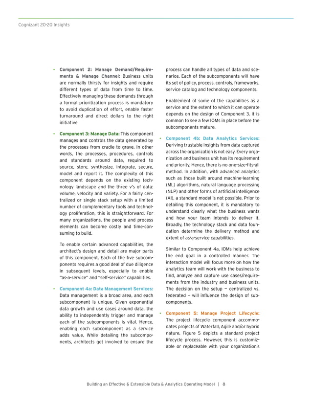 Building an Effective & Extensible Data & Analytics Operating Model | PDF