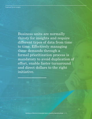 Building an Effective & Extensible Data & Analytics Operating Model | PDF