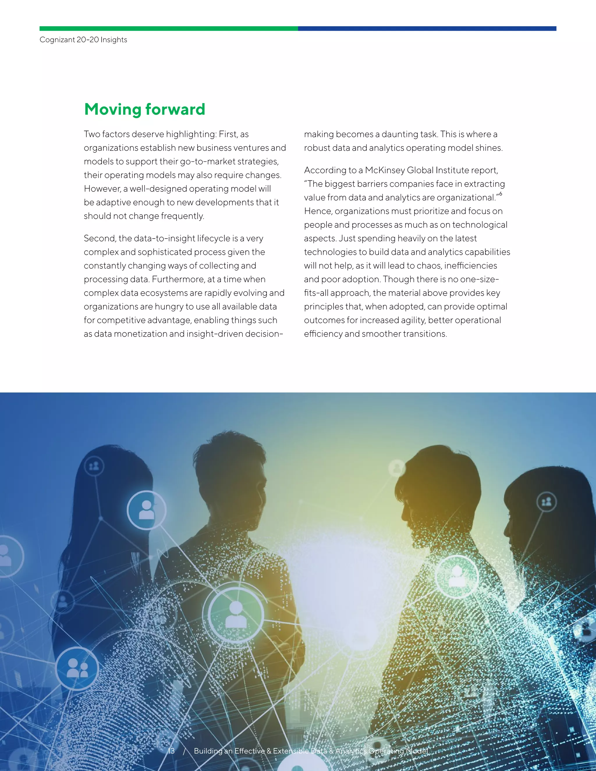 Building An Effective And Extensible Data And Analytics Operating Model