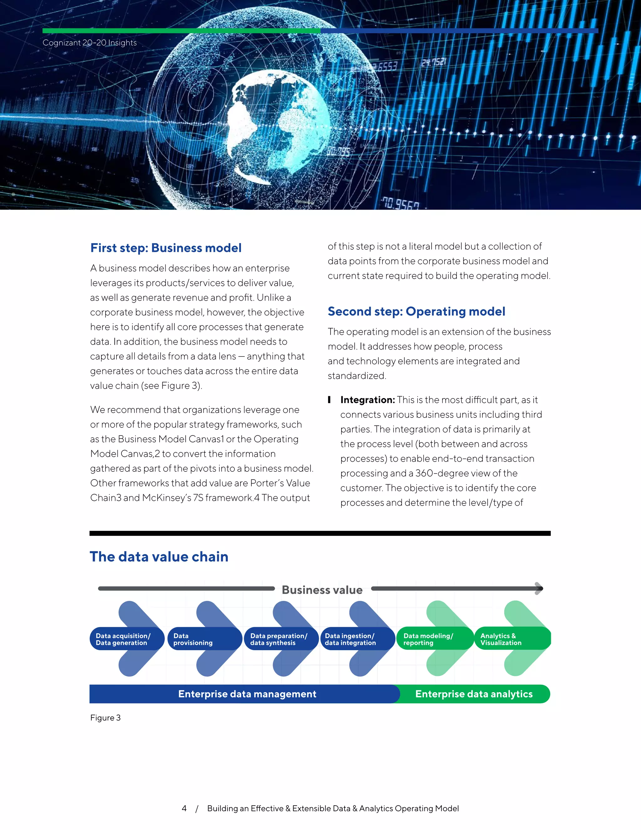 Building An Effective And Extensible Data And Analytics Operating Model