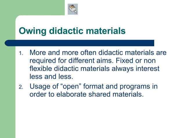 Building And Modifying Learning Objects And Materials Ppt