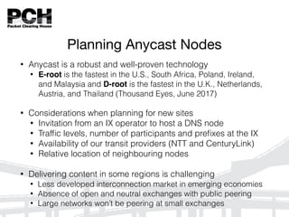 Building and operating a global DNS content delivery anycast network | PPT