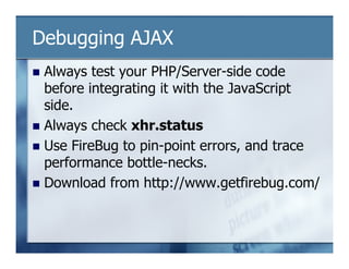 Building Applications Using Ajax | PDF