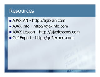 Building Applications Using Ajax | PDF