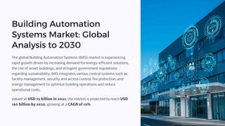 Global Building Automation Systems Market | PPT