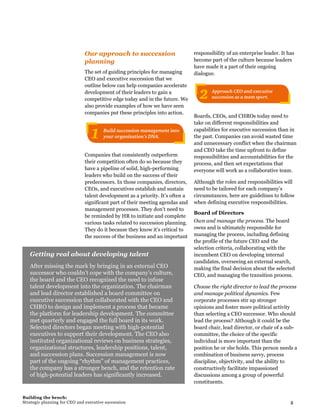 Building bench strategic planning ceos executive succession | PDF