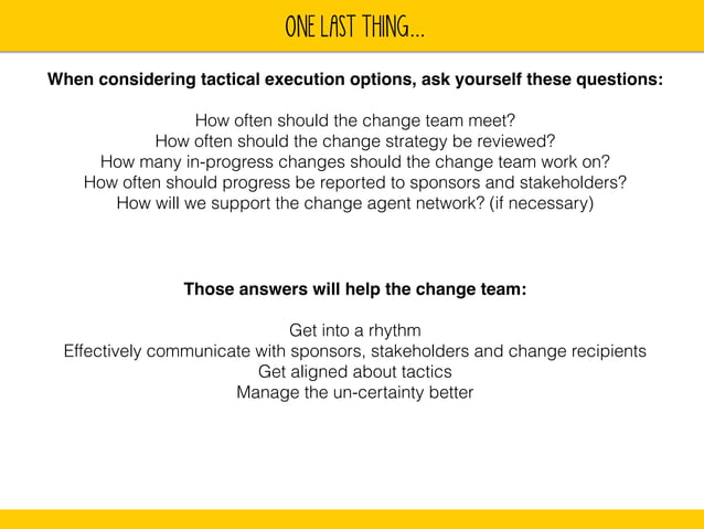Building Your Own Change Management Framework | PDF | Business ...