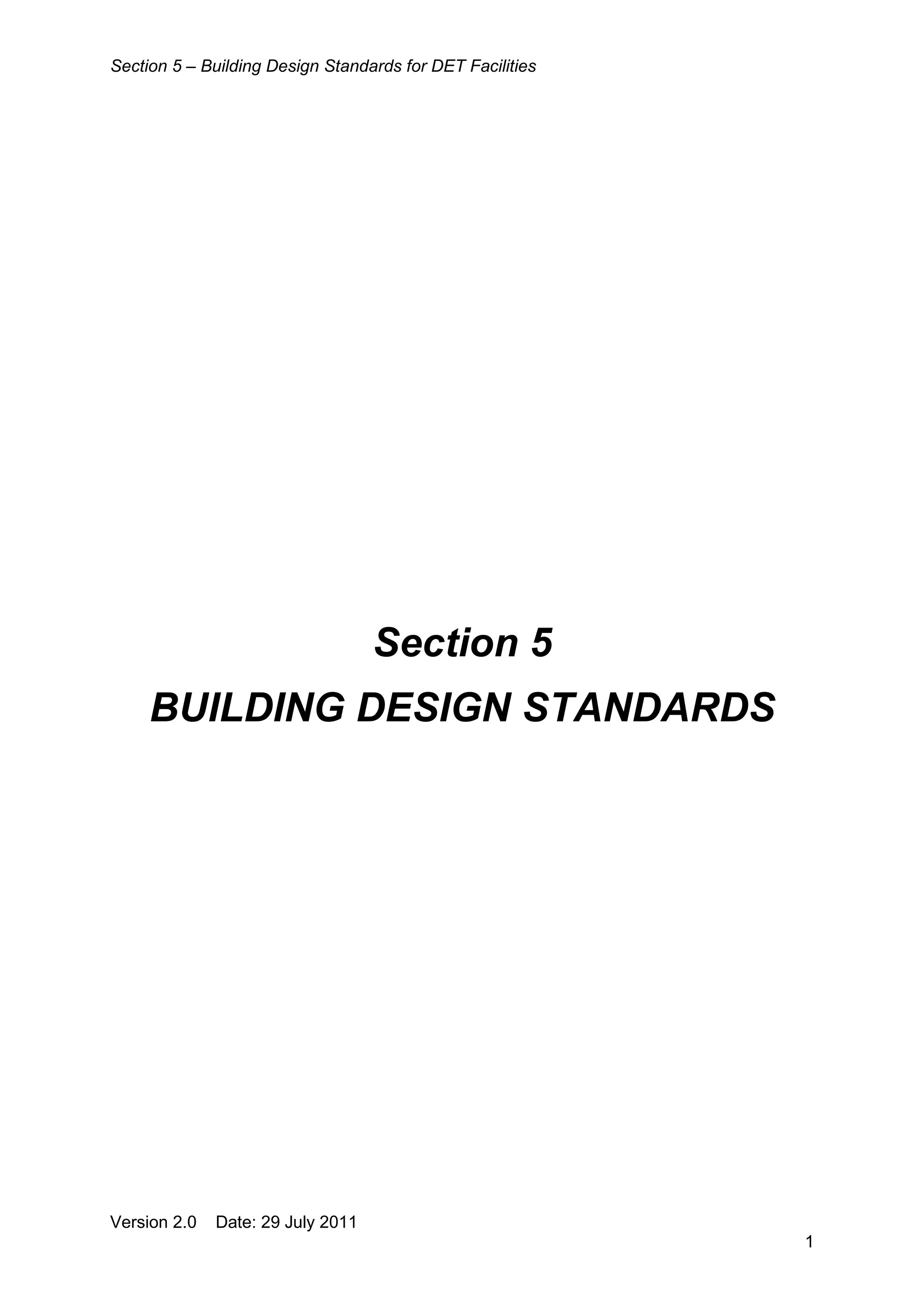 Building design-standards-5 | PDF