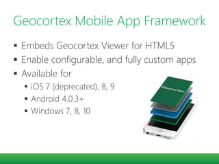 Building disconnected applications with the Geocortex mobile application framework - BK2016 | PPT