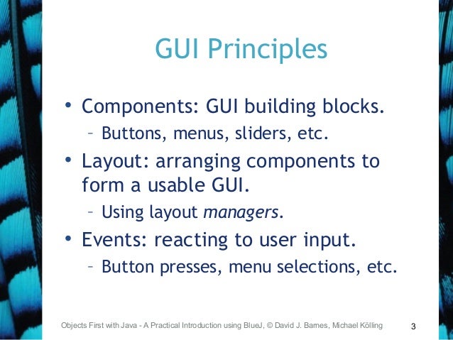 Building gui