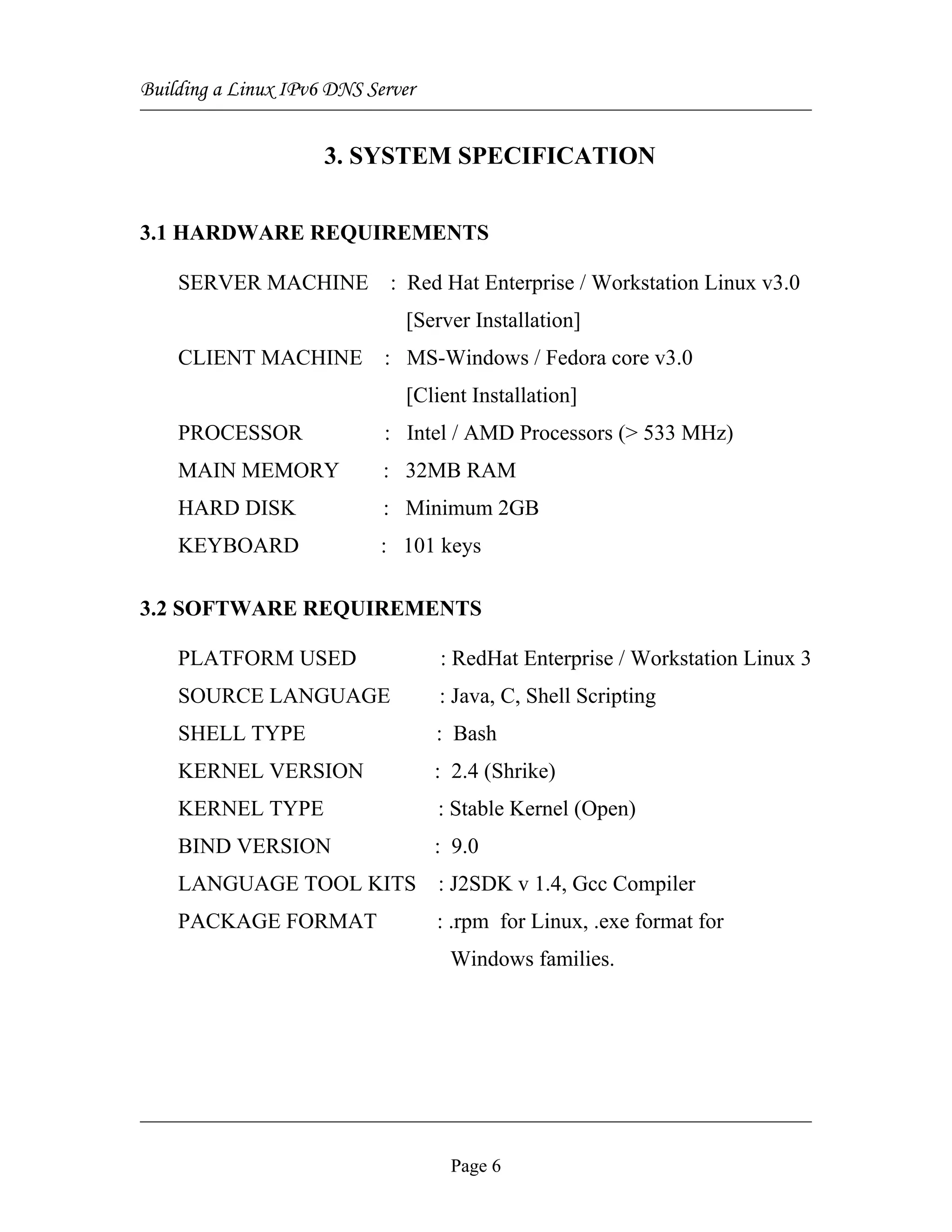 Building Linux IPv6 DNS Server (Complete Soft Copy) | PDF