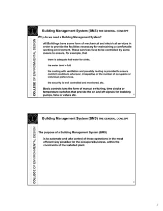 Building management-system power point | PDF